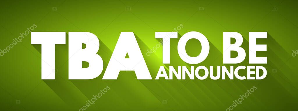 Tba Vector Art Stock Images | Depositphotos