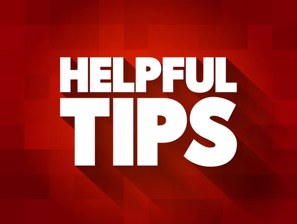 Tips Tricks Text Quote Concept Background Stock Vector by ©dizanna ...