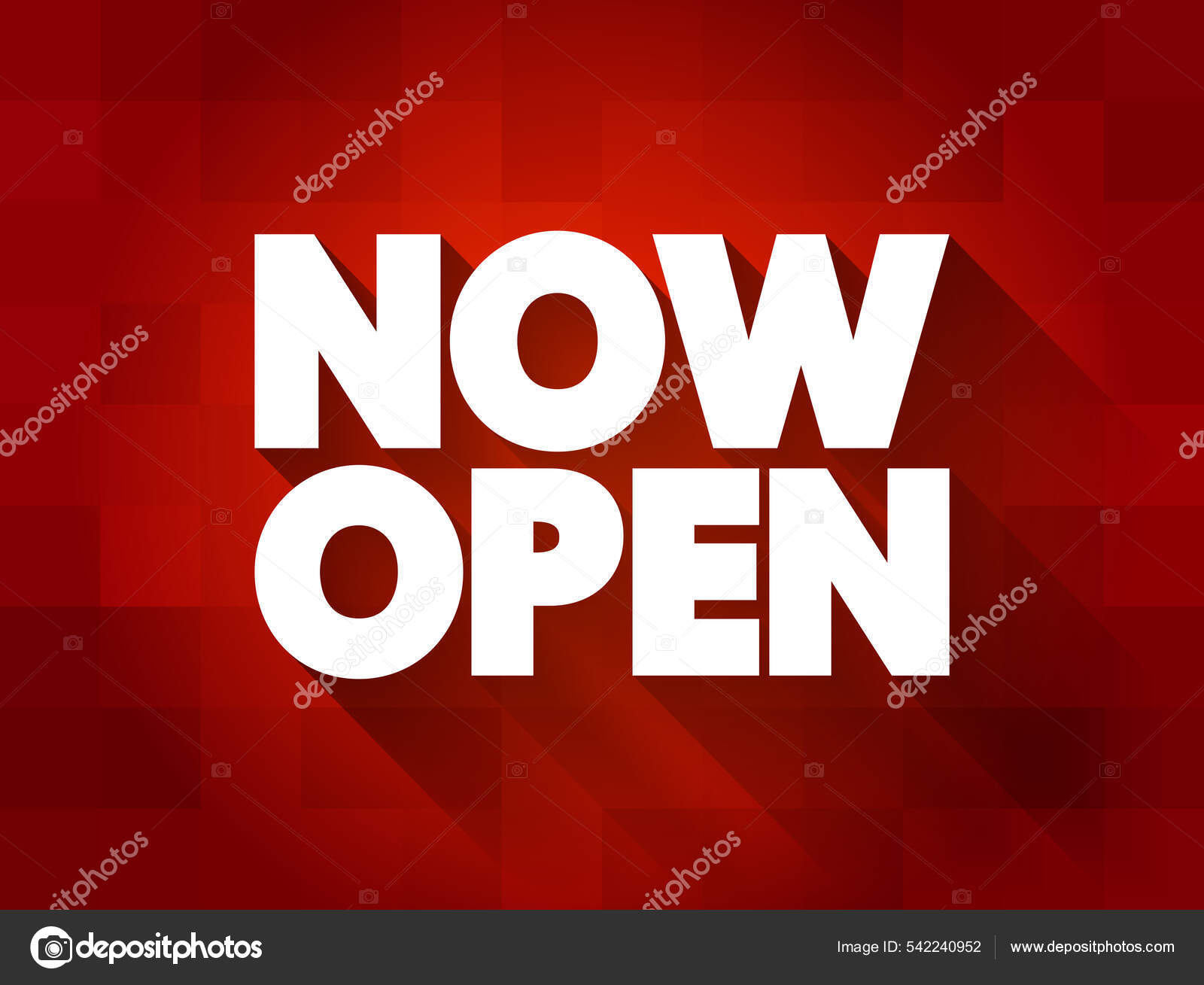 Now Open Text Quote Concept Background Stock Vector Image by ©dizanna ...