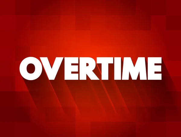 Overtime pay Vector Art Stock Images | Depositphotos