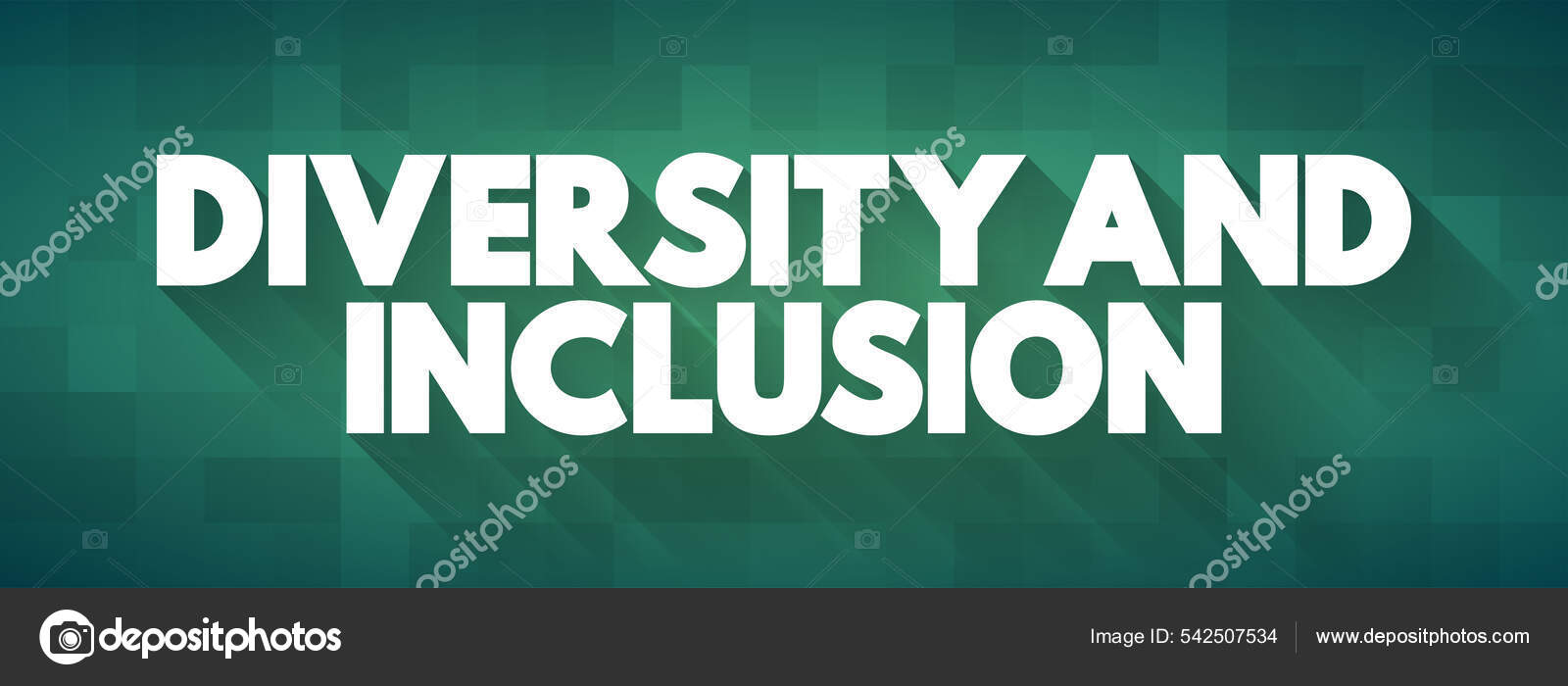 Diversity Inclusion Text Quote Concept Background Stock Vector Image by ...