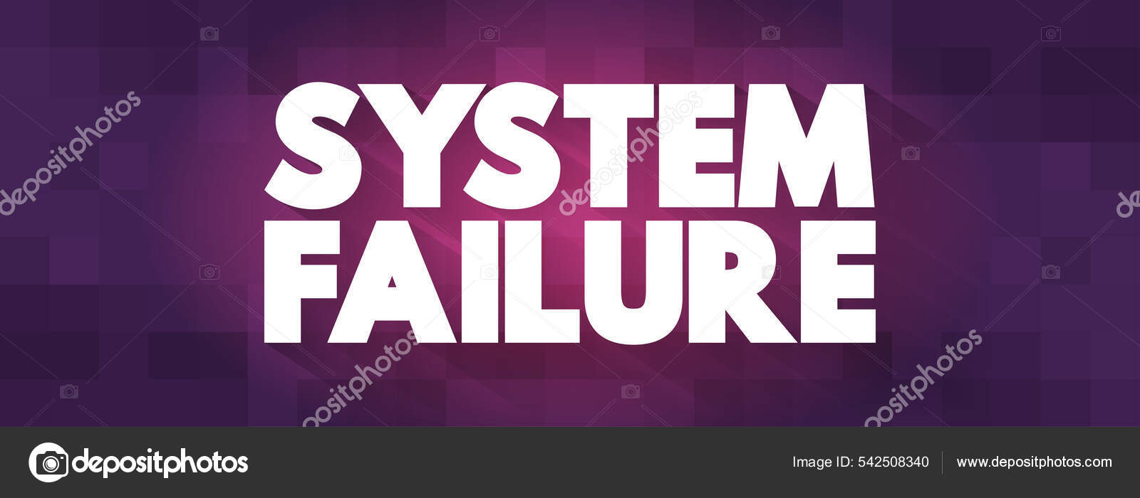 System Failure Text Quote Concept Background Stock Vector by ©dizanna ...