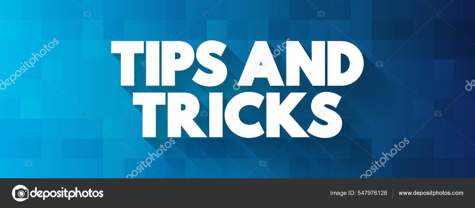 Tips Tricks Text Quote Concept Background Stock Vector by ©dizanna ...