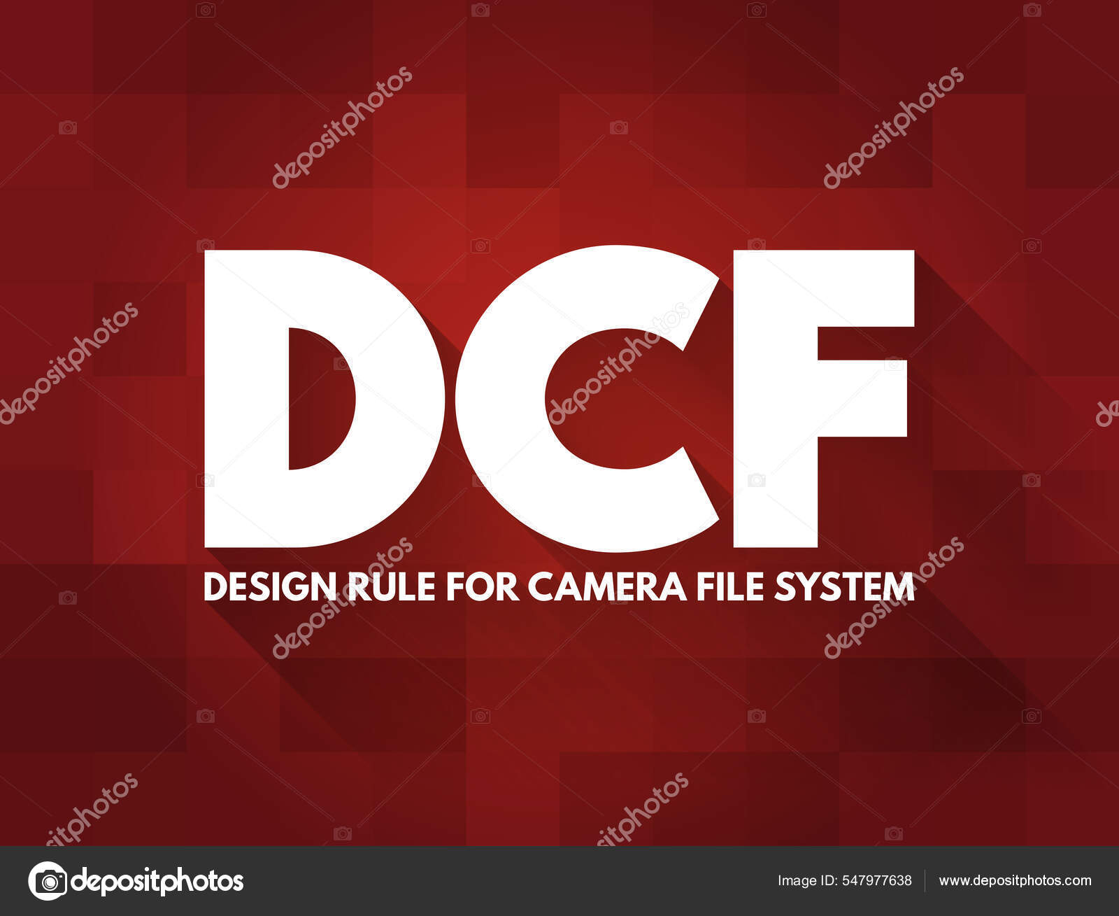 Dcf Design Rule Camera File System Acronym Abbreviation Concept ...