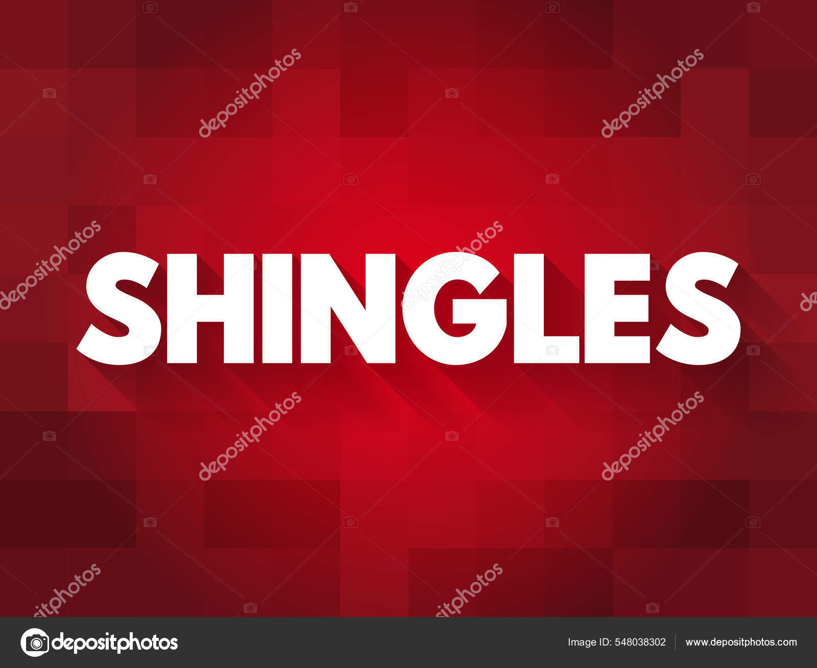 Shingles Text Quote Concept Background Stock Vector by ©dizanna 548038302