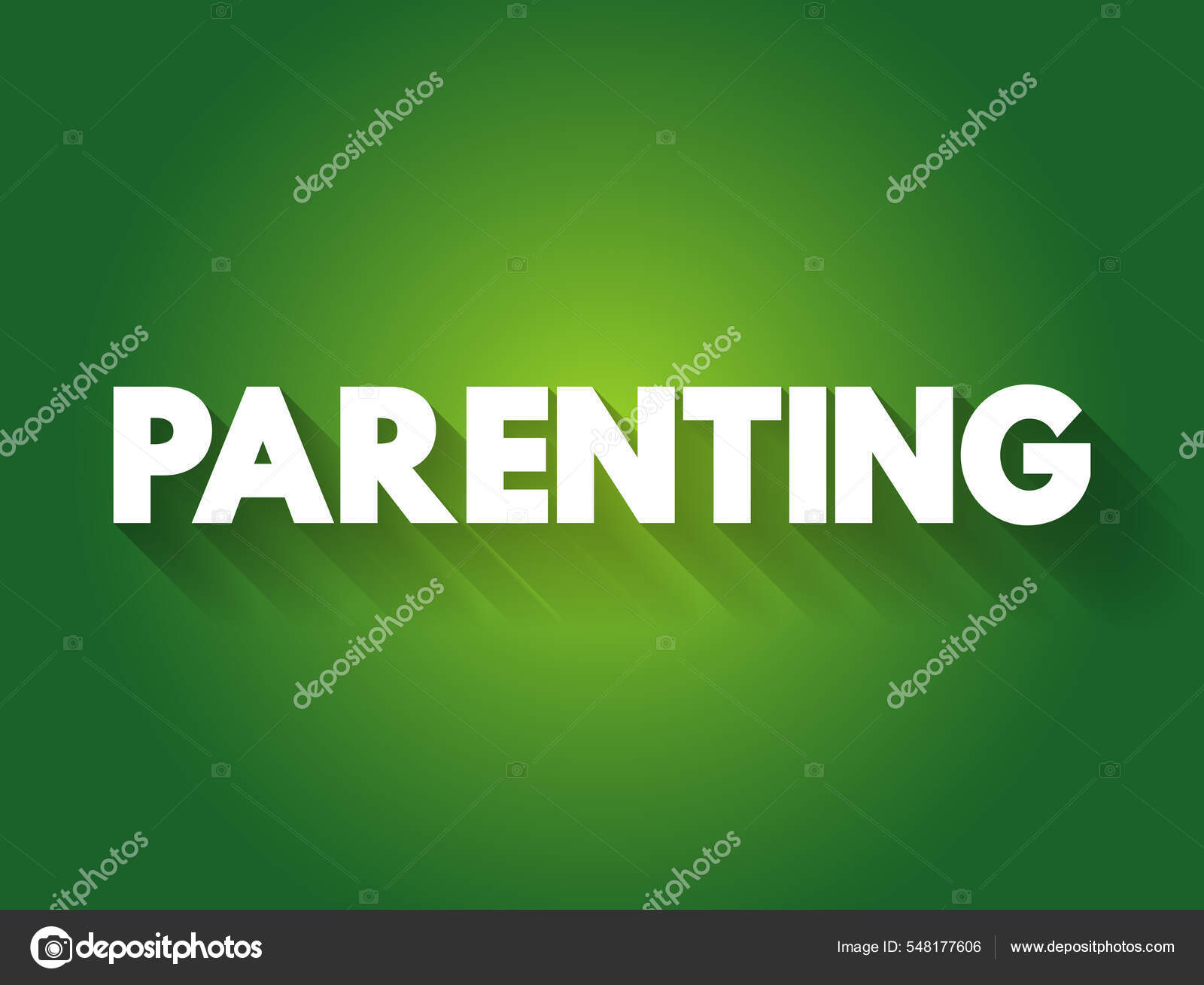 Parenting Text Quote Concept Background Stock Vector Image by ©dizanna ...