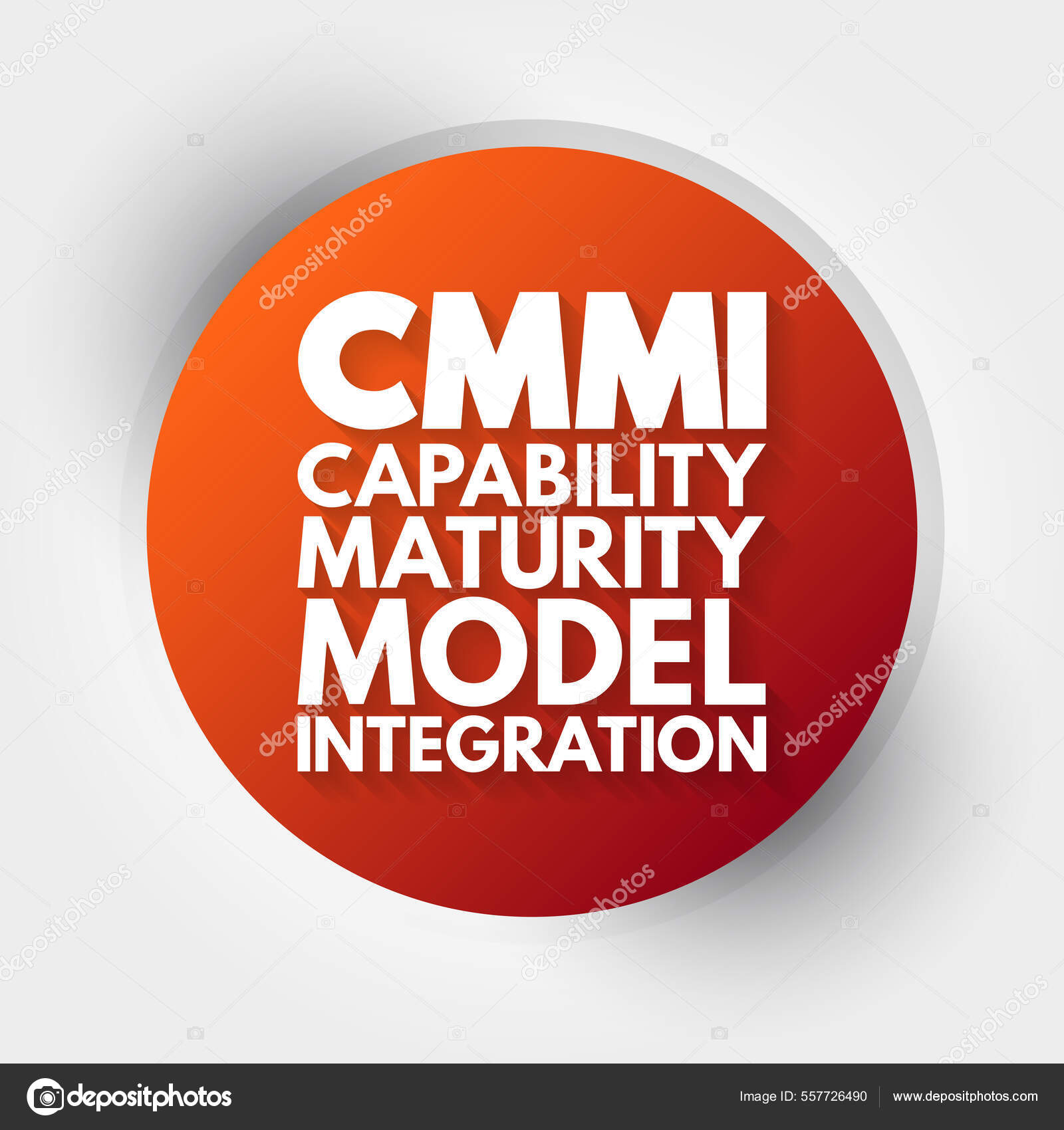 Cmmi Capability Maturity Model Integration Acronym Technology Concept ...