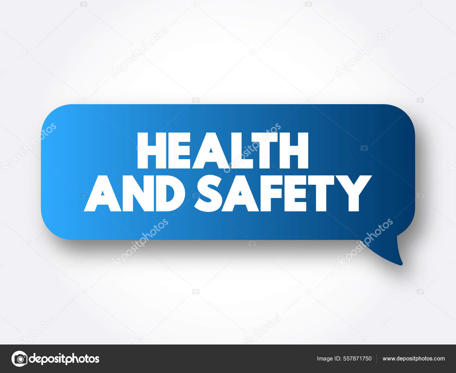 Health Safety Text Message Bubble Medical Concept Background Stock ...