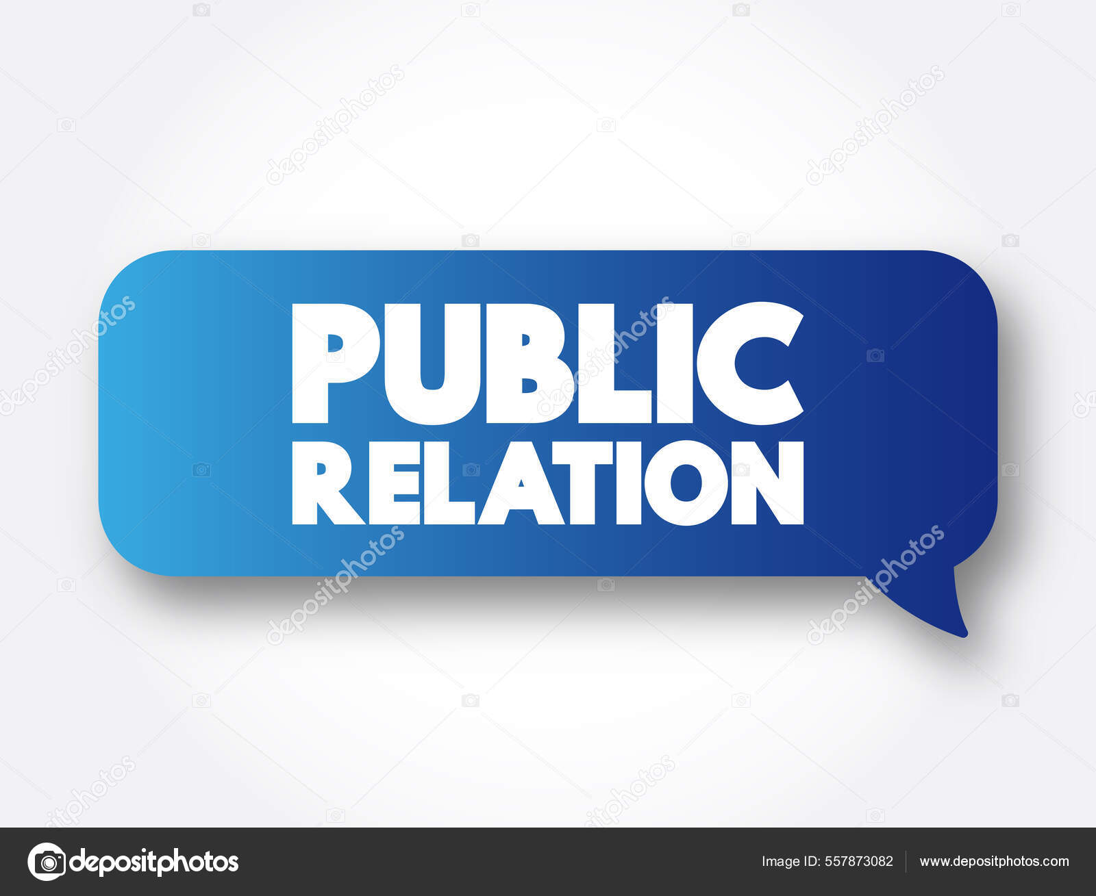 Public Relation Text Message Bubble Concept Background Stock Vector ...