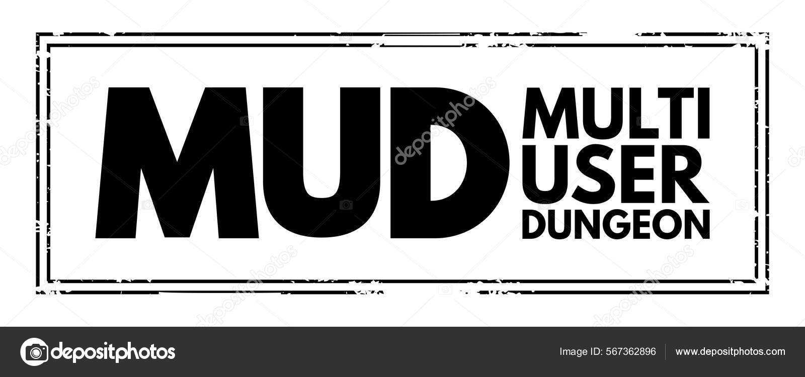Mud Multi User Dungeon Multiplayer Real Time Virtual World Usually ...