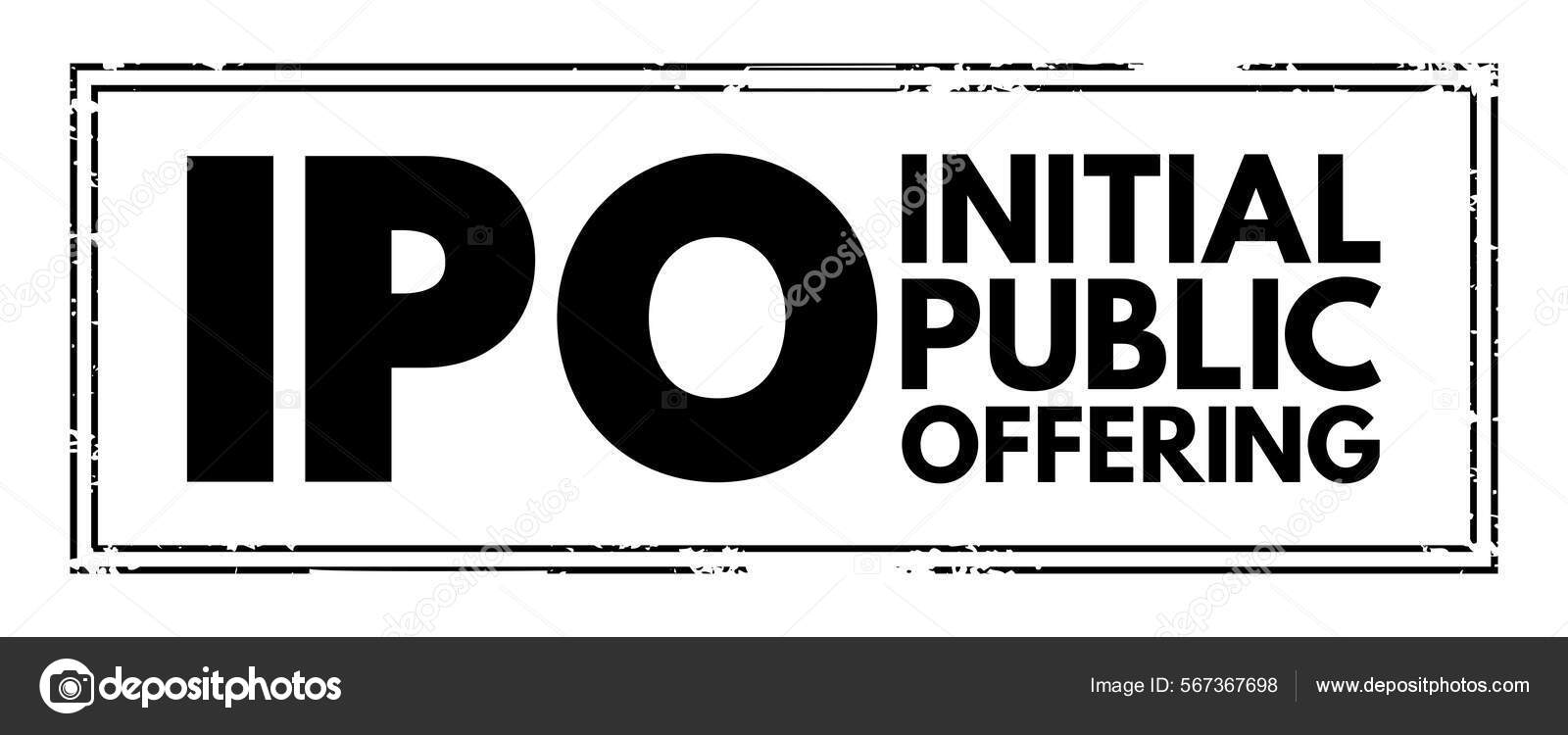 Ipo Initial Public Offering Public Offering Which Shares Company Sold ...