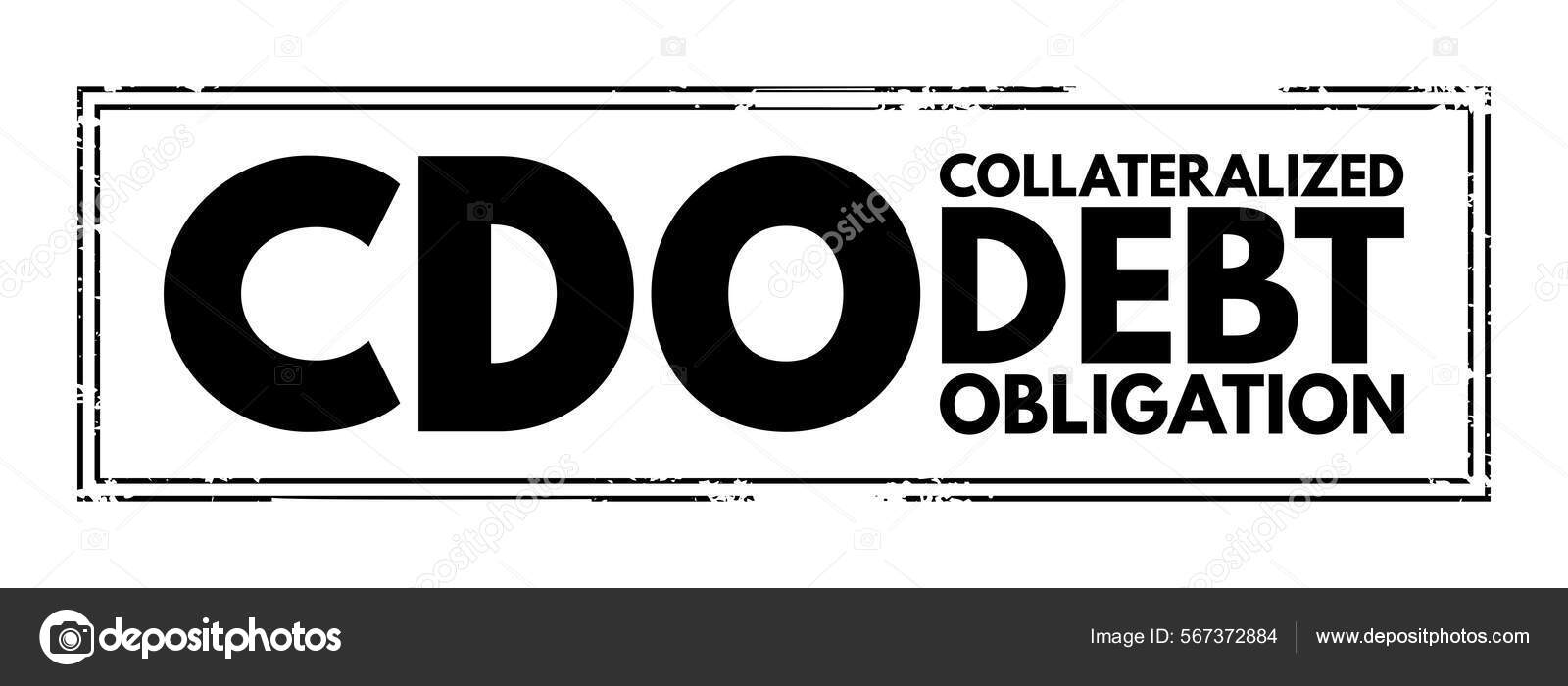 Cdo Collateralized Debt Obligation Type Structured Asset Backed ...