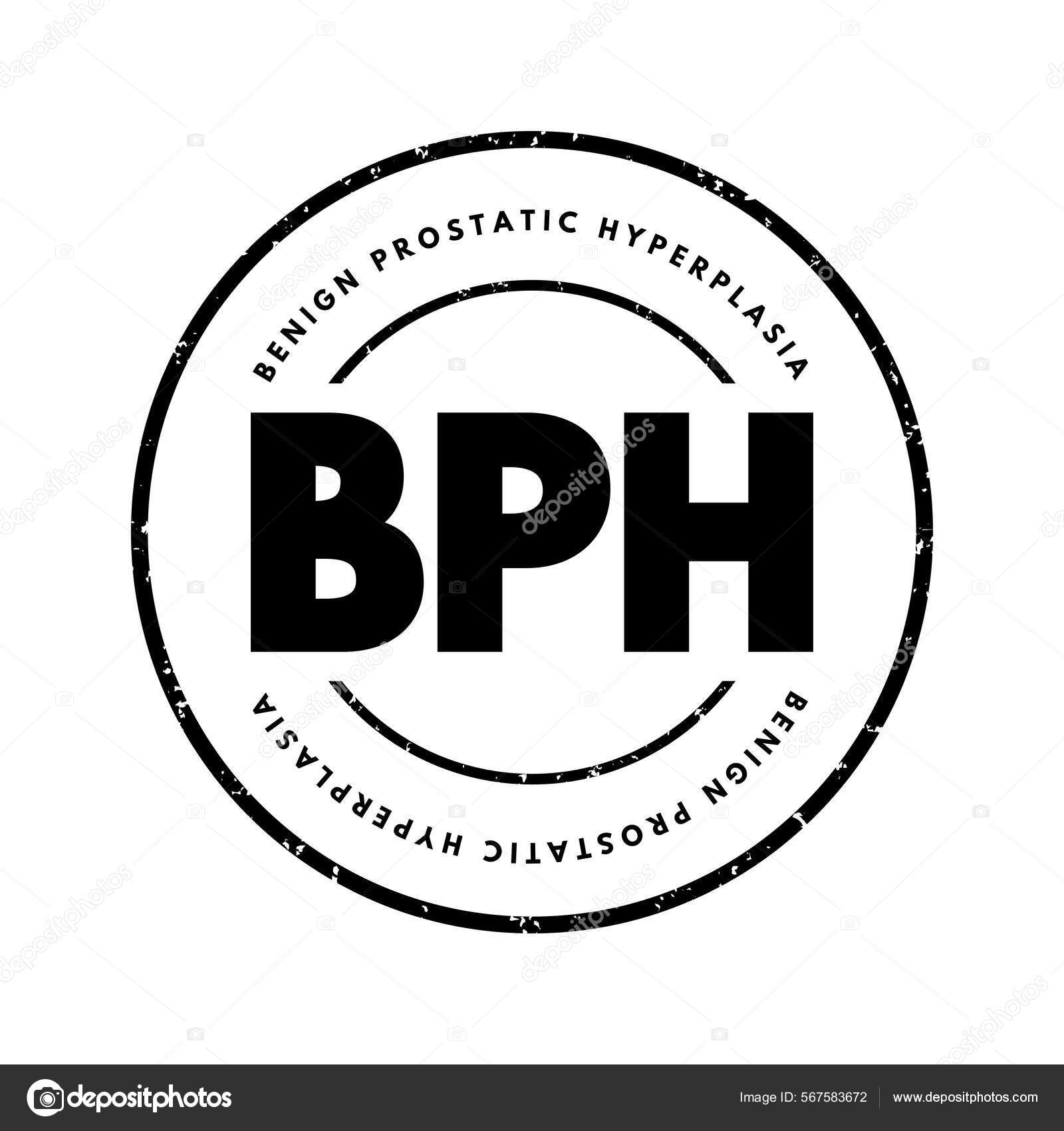 Bph Benign Prostatic Hyperplasia Condition Men Which Prostate Gland ...