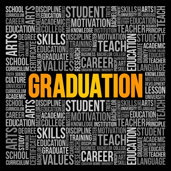 GRADUATION word cloud Stock Vector by ©dizanna 121041954