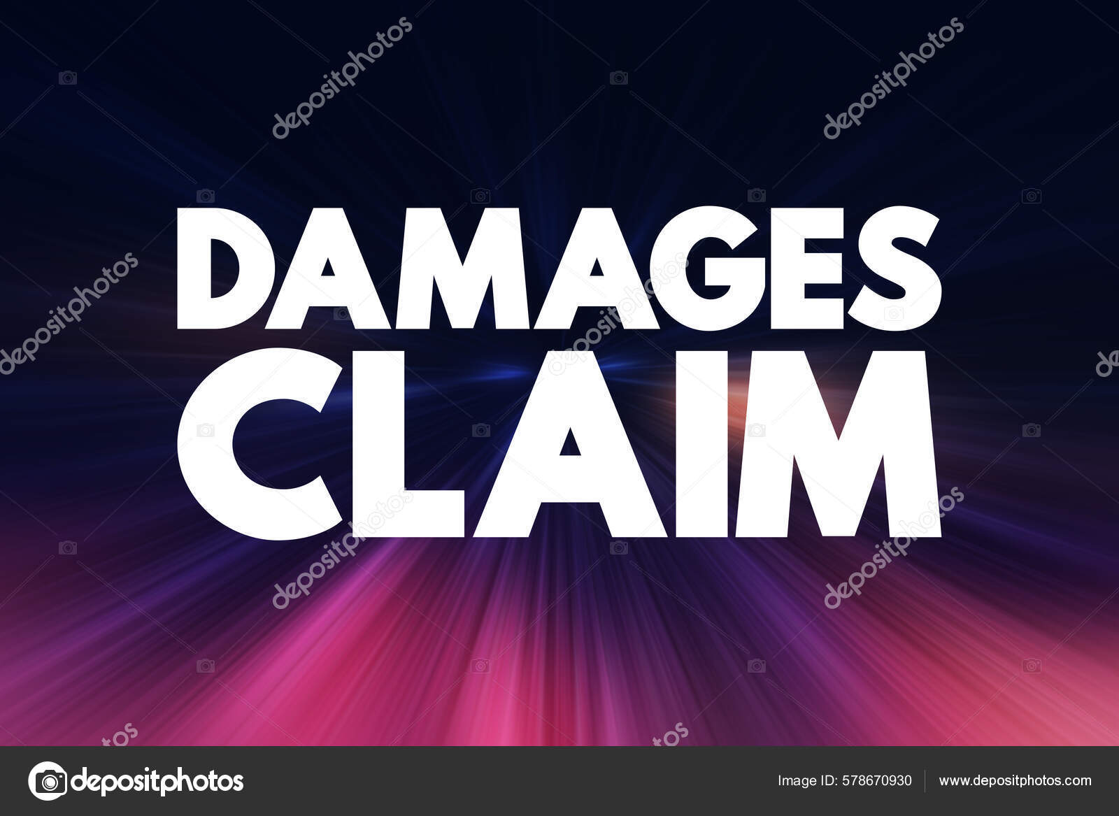 Damages Claim Money Paid Them Person Who Has Damaged Reputation Stock ...
