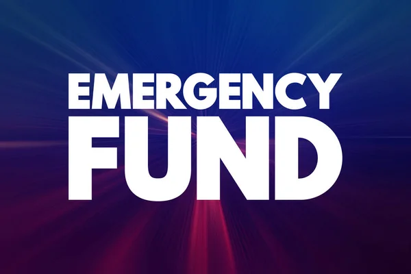Emergency Fund - personal budget set aside as a financial safety net ...