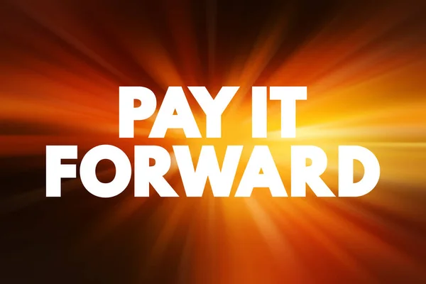 Pay it forward Stock Photos, Royalty Free Pay it forward Images ...