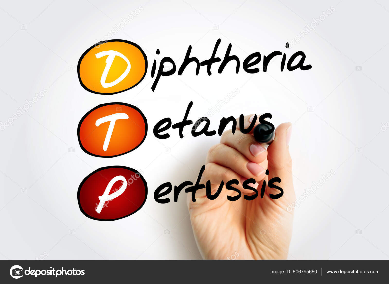 Dtp Diphtheria Tetanus Pertussis Bacterial Diseases Can Safely ...