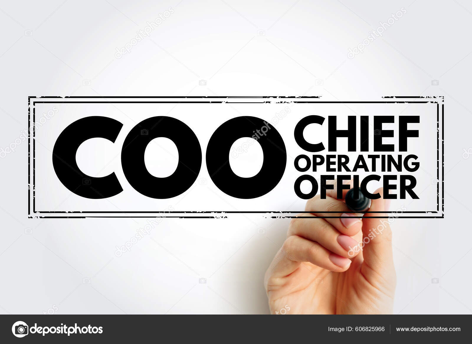 Coo Chief Operating Officer One Highest Ranking Executive Positions ...