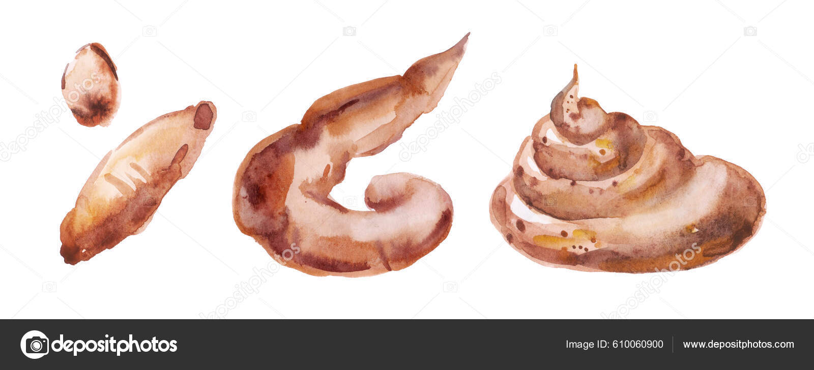 Set Hand Drawn Color Sketches Shit Different Variations Isolated White ...