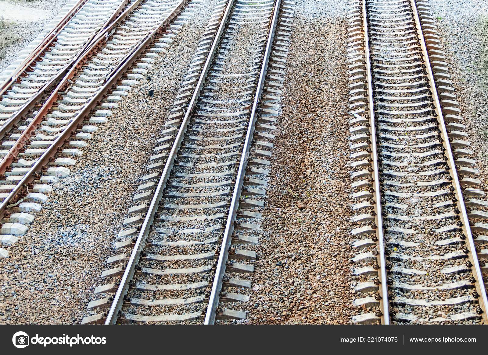Railroad Tracks Background Train Tracks Stock Photo by ©billiondigital ...