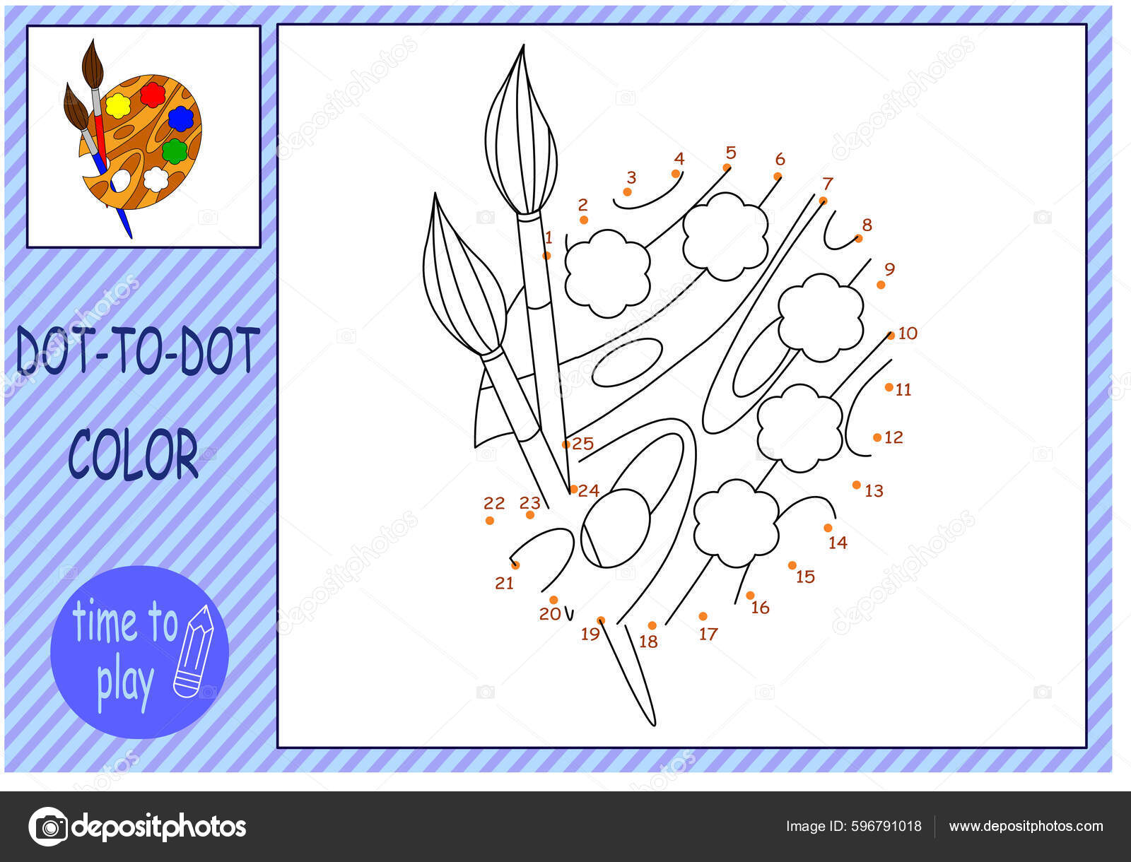 Children's Educational Game Logical Tasks Mathematics Coloring Book ...