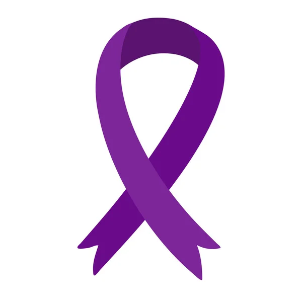 Purple Cancer Ribbon Clip Art