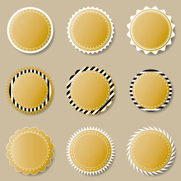 Circle Stamp Vector