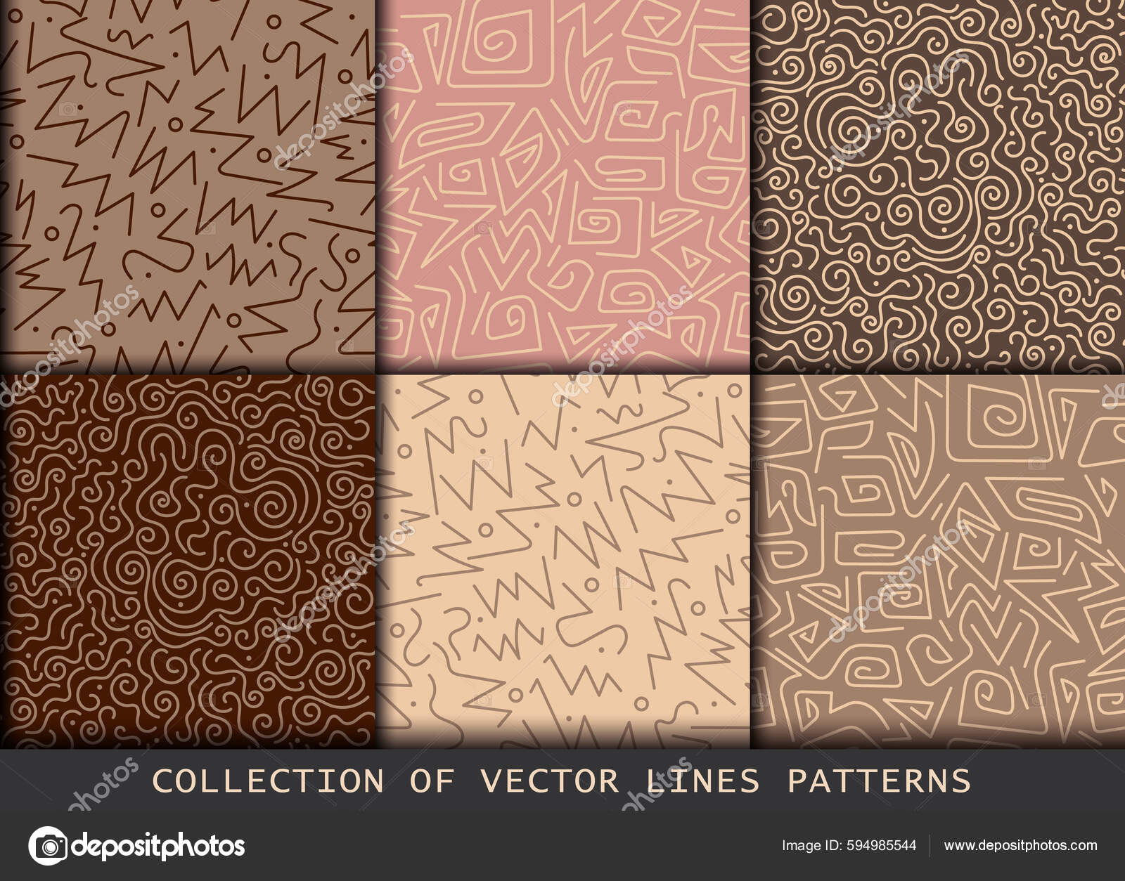 Collection Swatches Memphis Lines Patterns Remove Mask Function Take ...