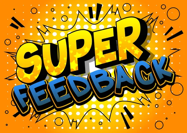 Feedback - Comic book word. Stock Vector by ©NoraVector 163922950