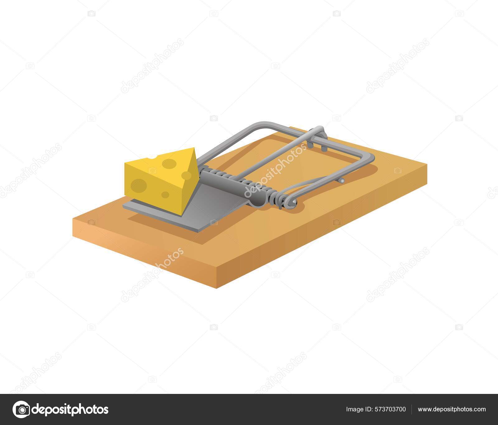 Mouse Trap Symbol Object Illustration Vector Stock Vector Image by ...