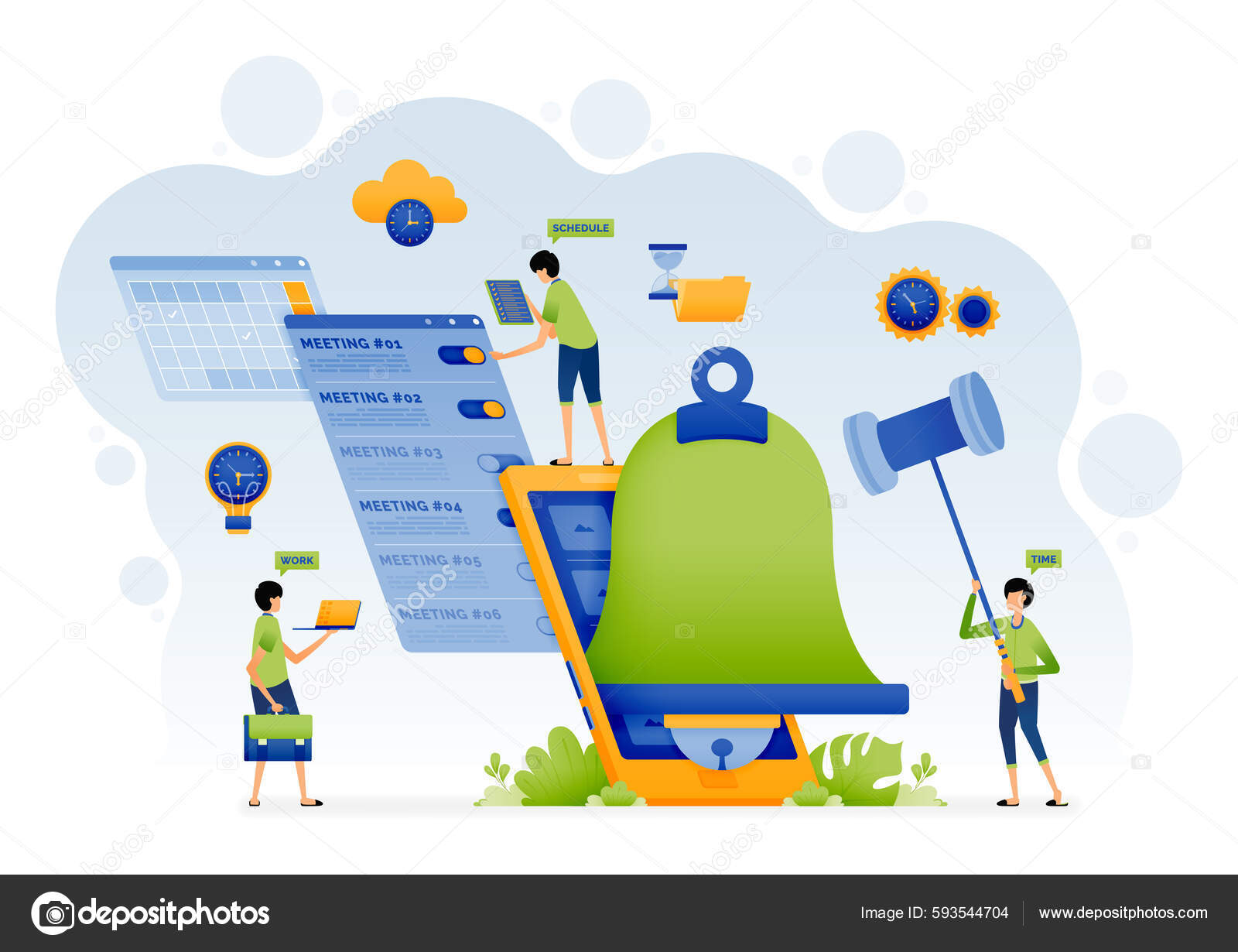 Mobile Apps Schedule Activities Reminder Events Efficiency Time ...