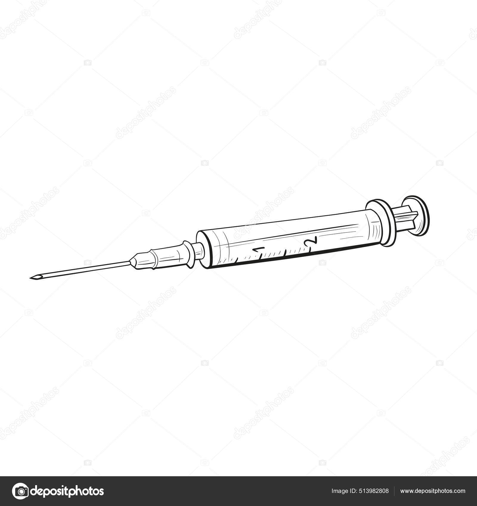 Shot Needle Drawing
