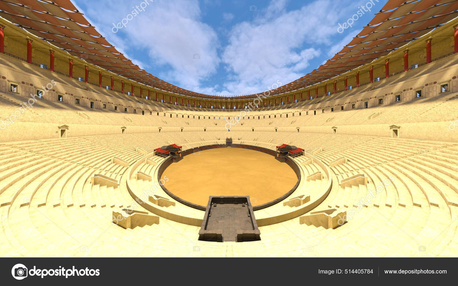 Colosseum Interior Reconstruction