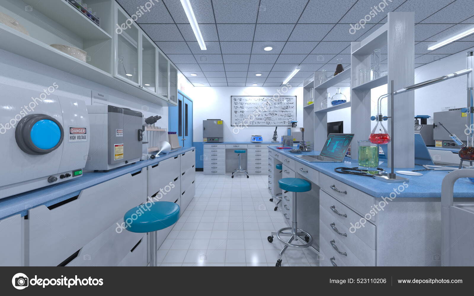 Rendering Laboratory — Stock Photo © TsuneoMP #523110206