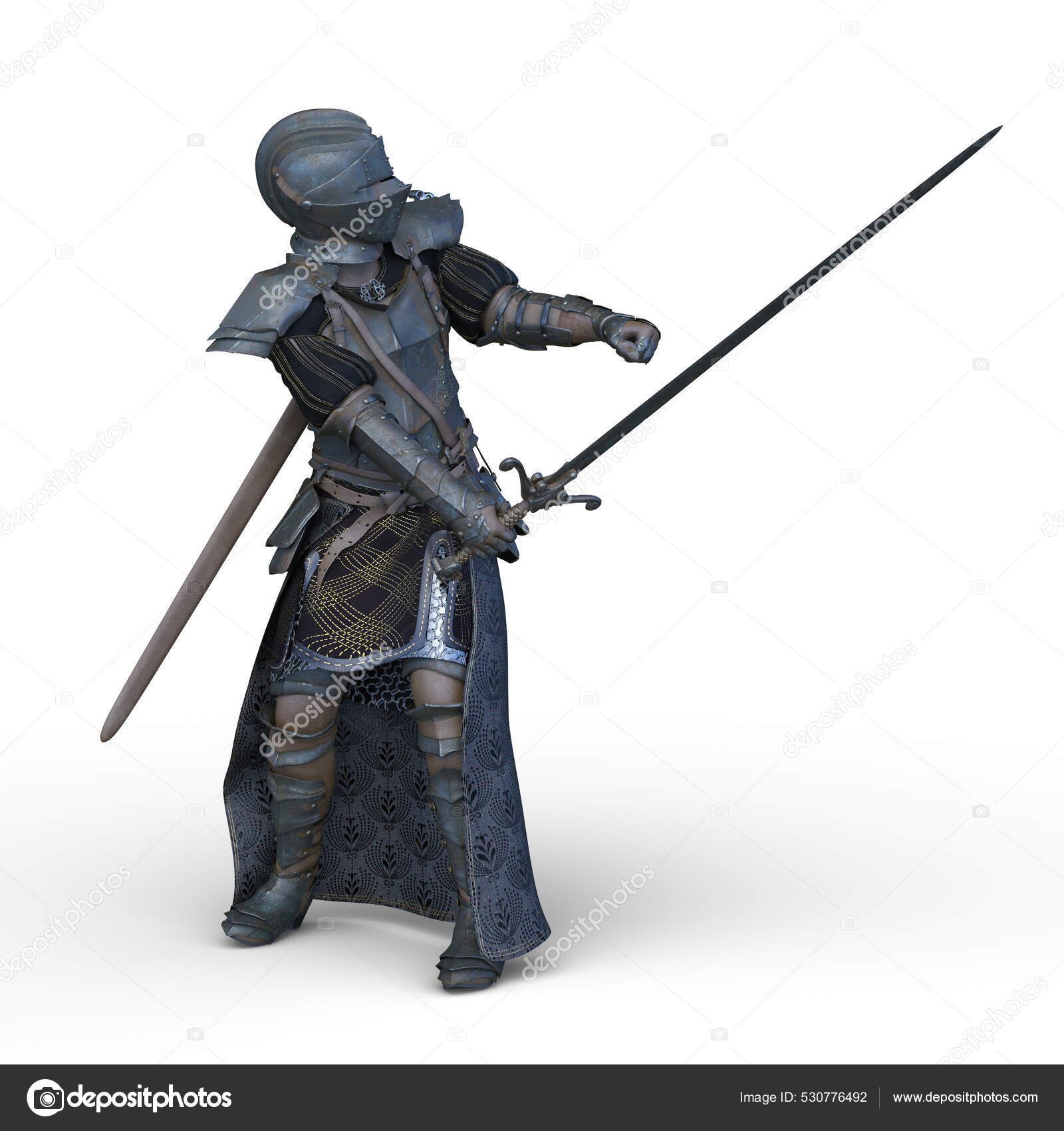 Rendering Knight — Stock Photo © TsuneoMP #530776492
