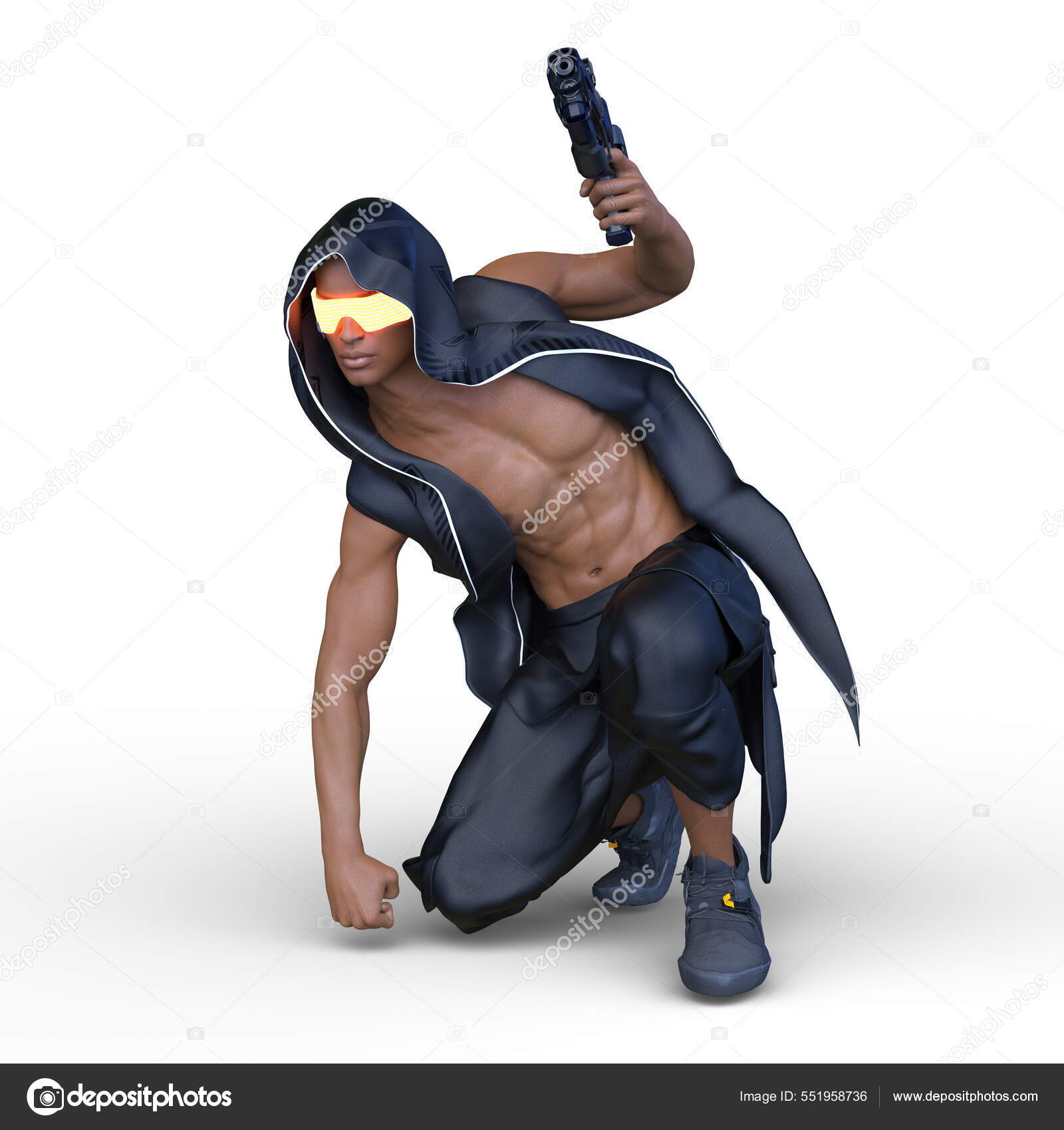 Rendering Warrior — Stock Photo © TsuneoMP #551958736