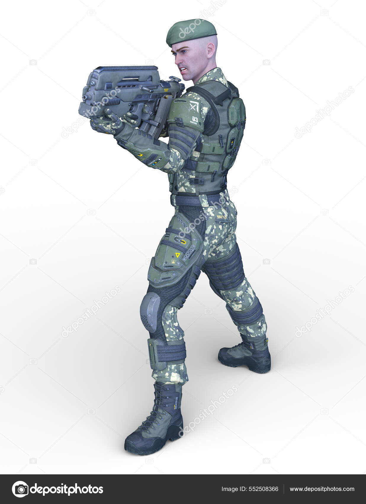 Rendering Warrior — Stock Photo © TsuneoMP #552508366