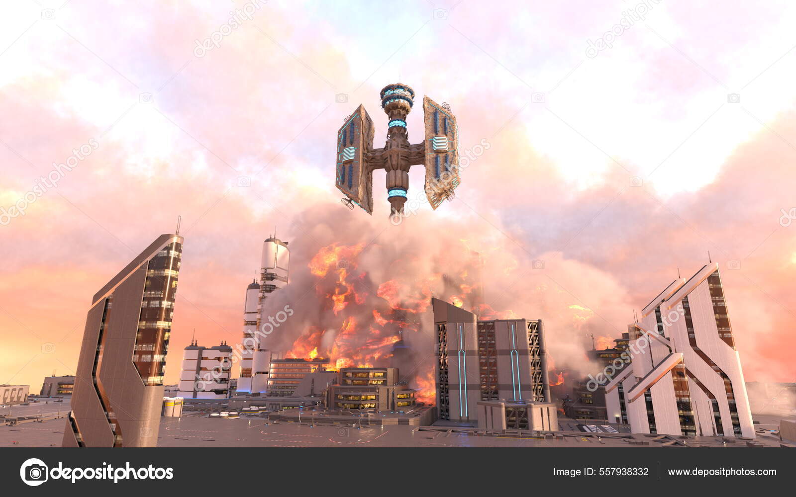 Rendering Battlefield — Stock Photo © TsuneoMP #557938332