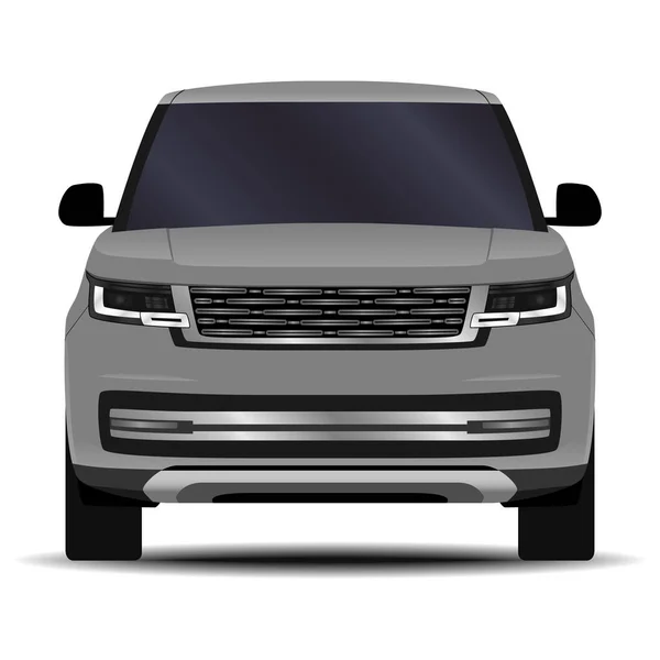 Realistic Car Sport Coupe Front View Stock Vector by ©chel11 283501288