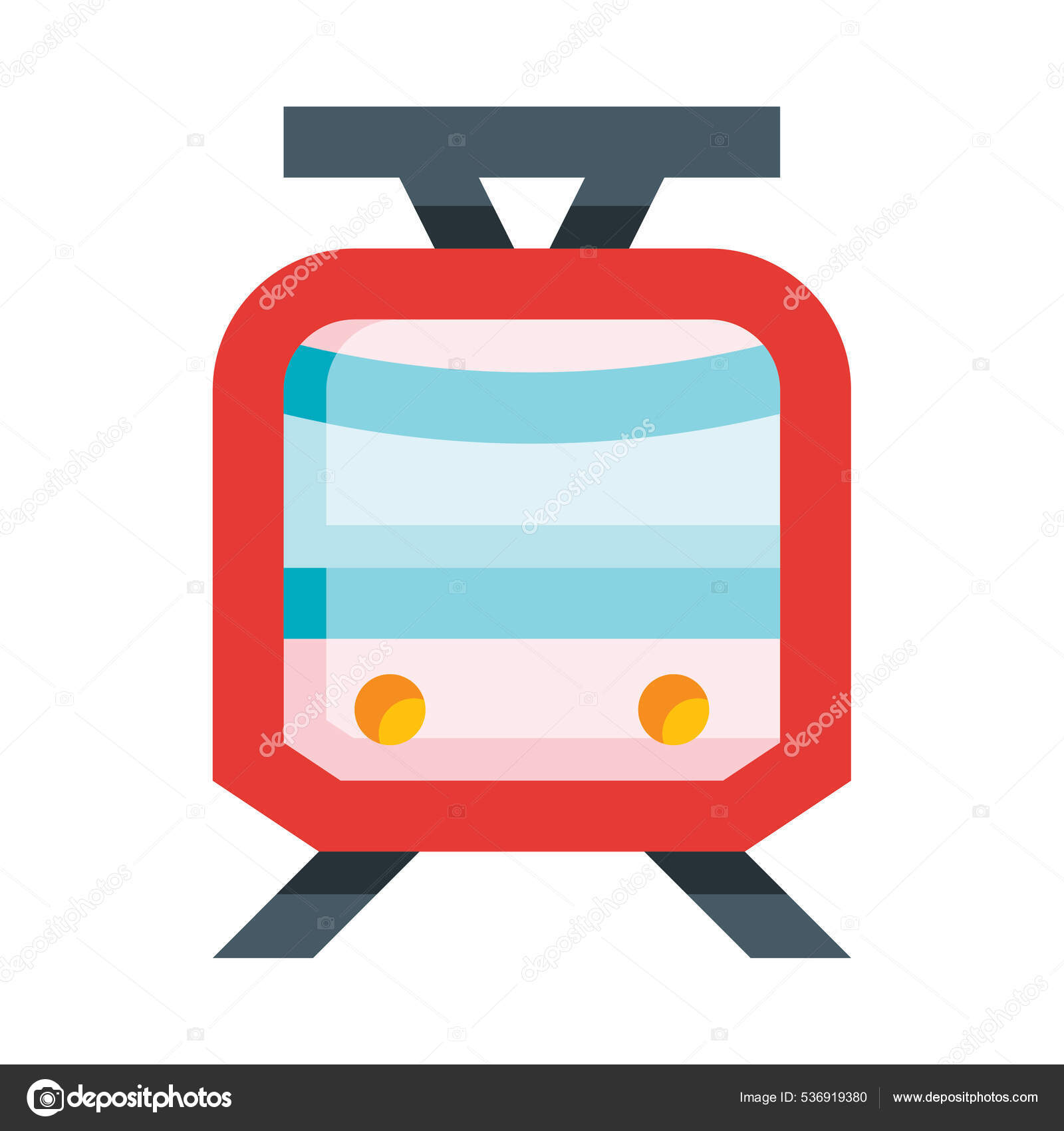Train Web Icon Simple Vector Illustration Isolated White Background ...