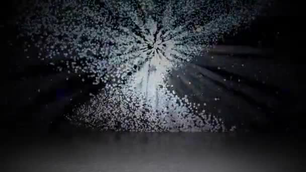 Beam Light Flickered Continuously Shadow Hit Ground — Stock Video ...