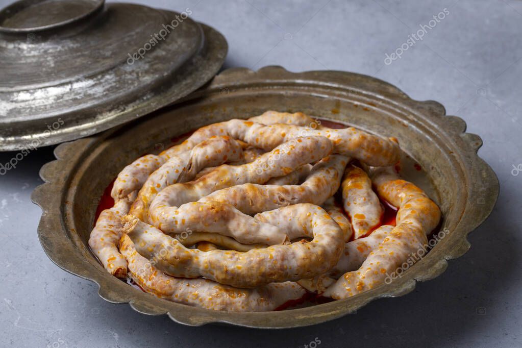 Traditional delicious Turkish cuisine, Middle Eastern dish stuffed ...