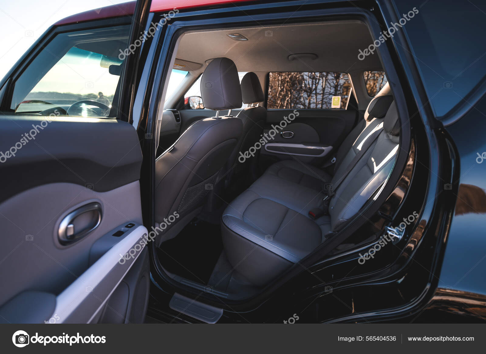 Tonsberg Norway April 2022 Black Red Kia Soul Compact Segment — Stock ...