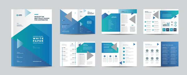 Business White Paper Company Internal Document Design Brochure Design ...