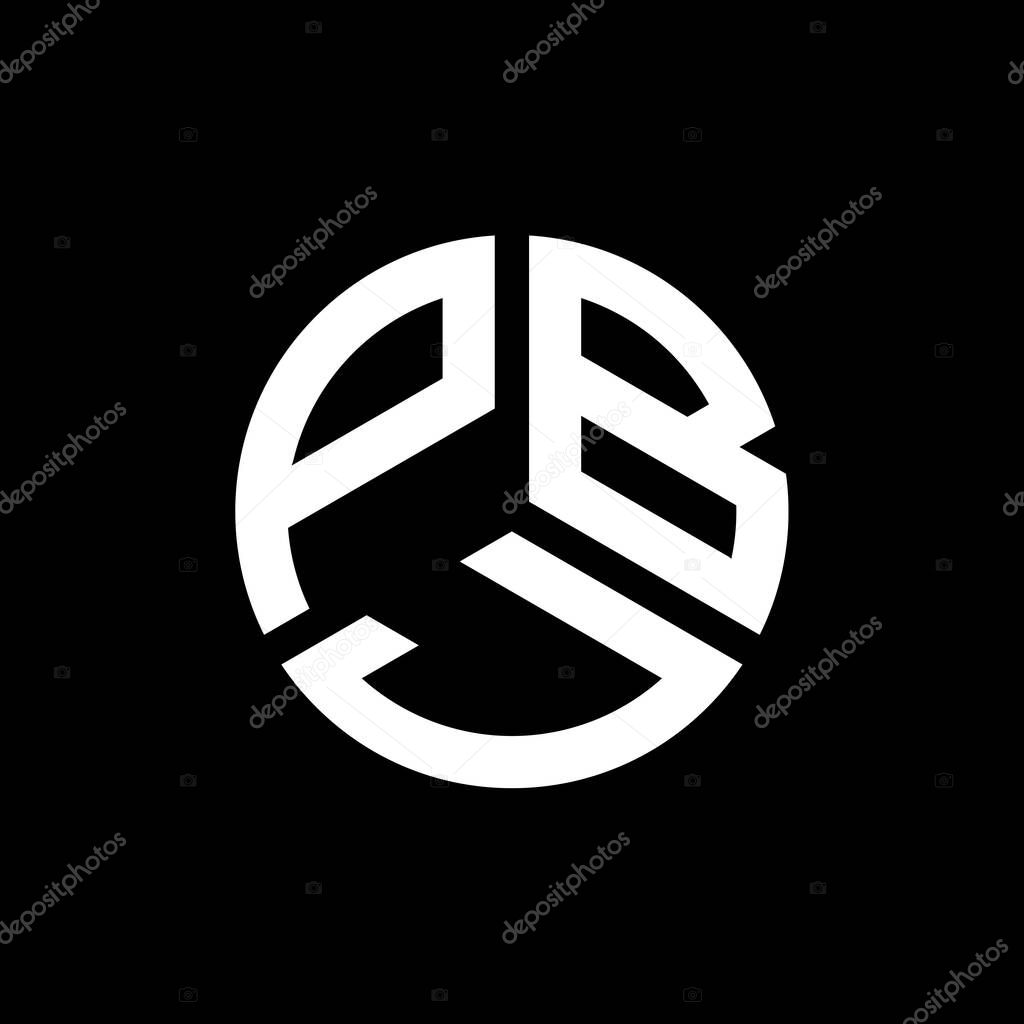 Dise o del logotipo de la letra PBJ sobre fondo negro. PBJ iniciales ...