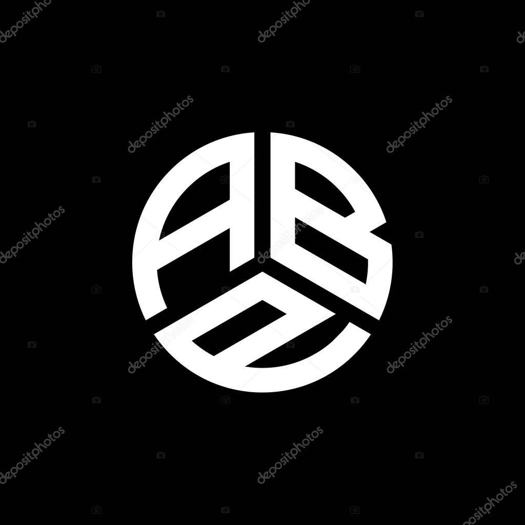 Diseño del logotipo de la letra ABP sobre fondo blanco. ABP iniciales ...