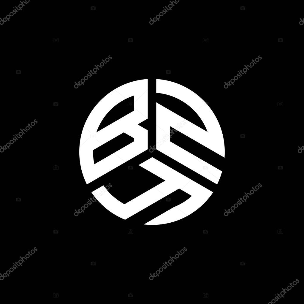 Dise o del logotipo de la letra BZY sobre fondo blanco. BZY iniciales ...