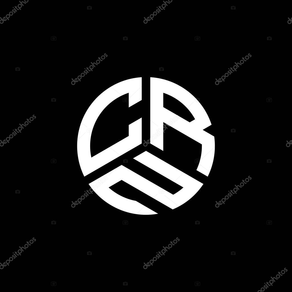 Diseño del logotipo de la letra CRN sobre fondo blanco. CRN iniciales ...