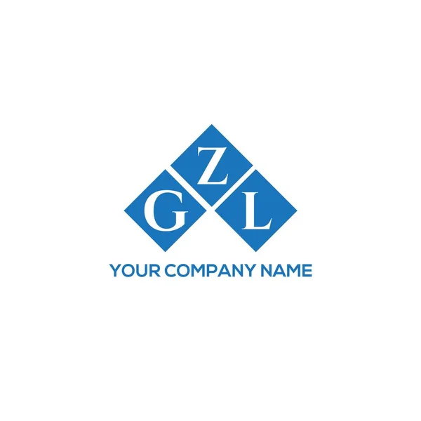 Diseño del logotipo de la letra GZL sobre fondo blanco. GZL iniciales creativas letra logo ...